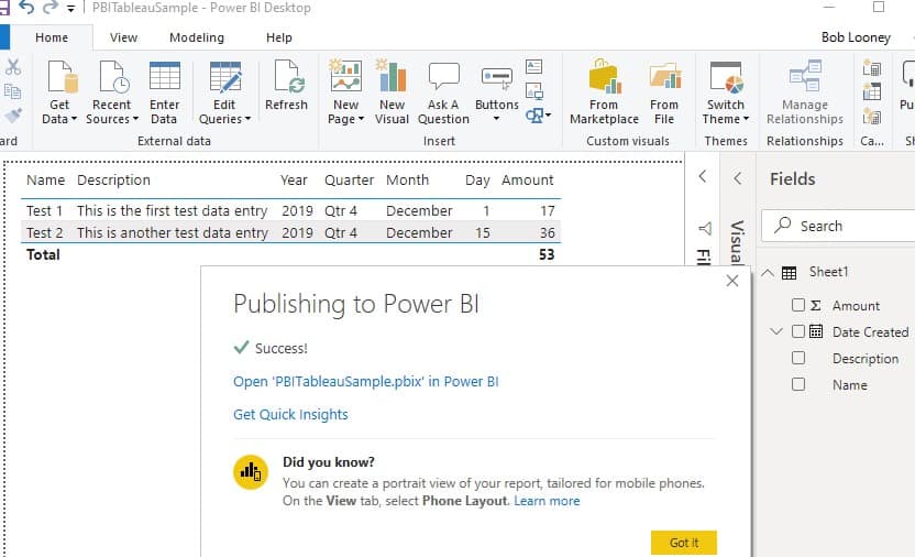 How to Use Power BI Datasets in Tableau | Senturus