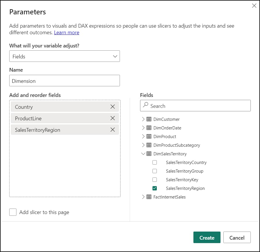 Power Bi Field Parameters Build A Report Using Dynamic Slicers Senturus