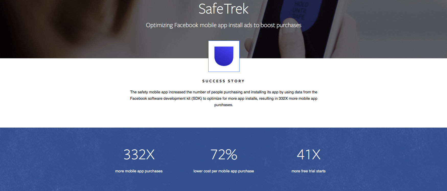 Facebook Case Study - SafeTrek - Mutesix